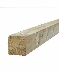 2.4m Treated Timber Post 100 x 100mm Green | Fen Farm Supplies