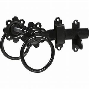 GATEMATE? RING GATE LATCHES | 5" 125MM E/BLAC | Fen Farm Supplies